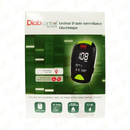 DIAB CONTROL LECTEUR D'AUTO SURVEILLANCE GLYCÉMIQUE - PARA VITALIA