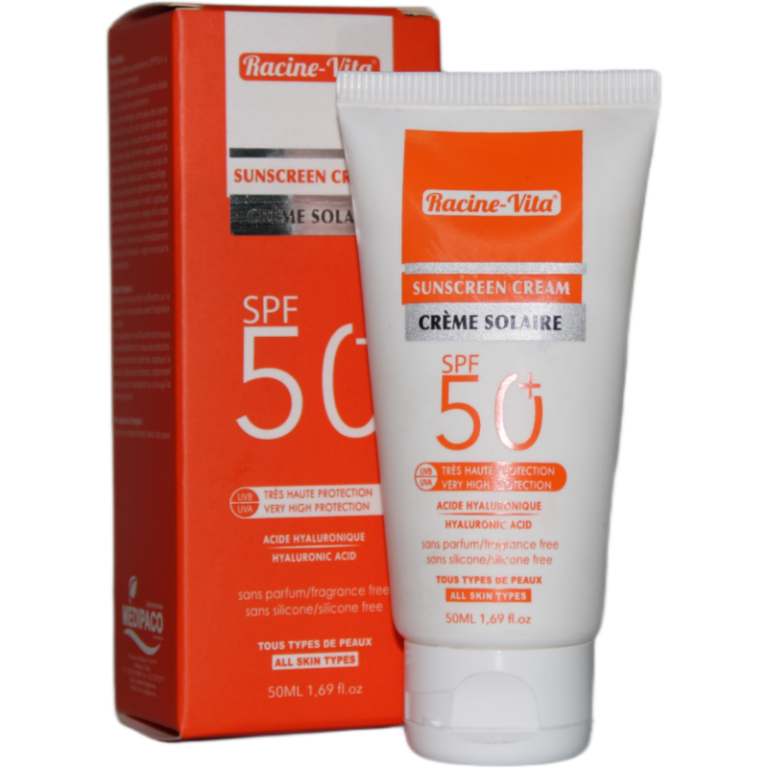RACINE VITA SUNSCREEN CREAM SPF50+ INVISIBLE TOUS TYPE DE PEAU 50ML ...