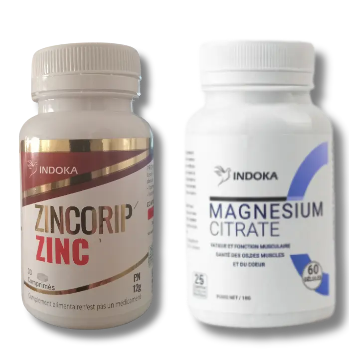 INDOKA PACK RELAX | ZINCORIP ZINC 30 COMPRIMES+MAGNESIUM CITRATE 60 ...